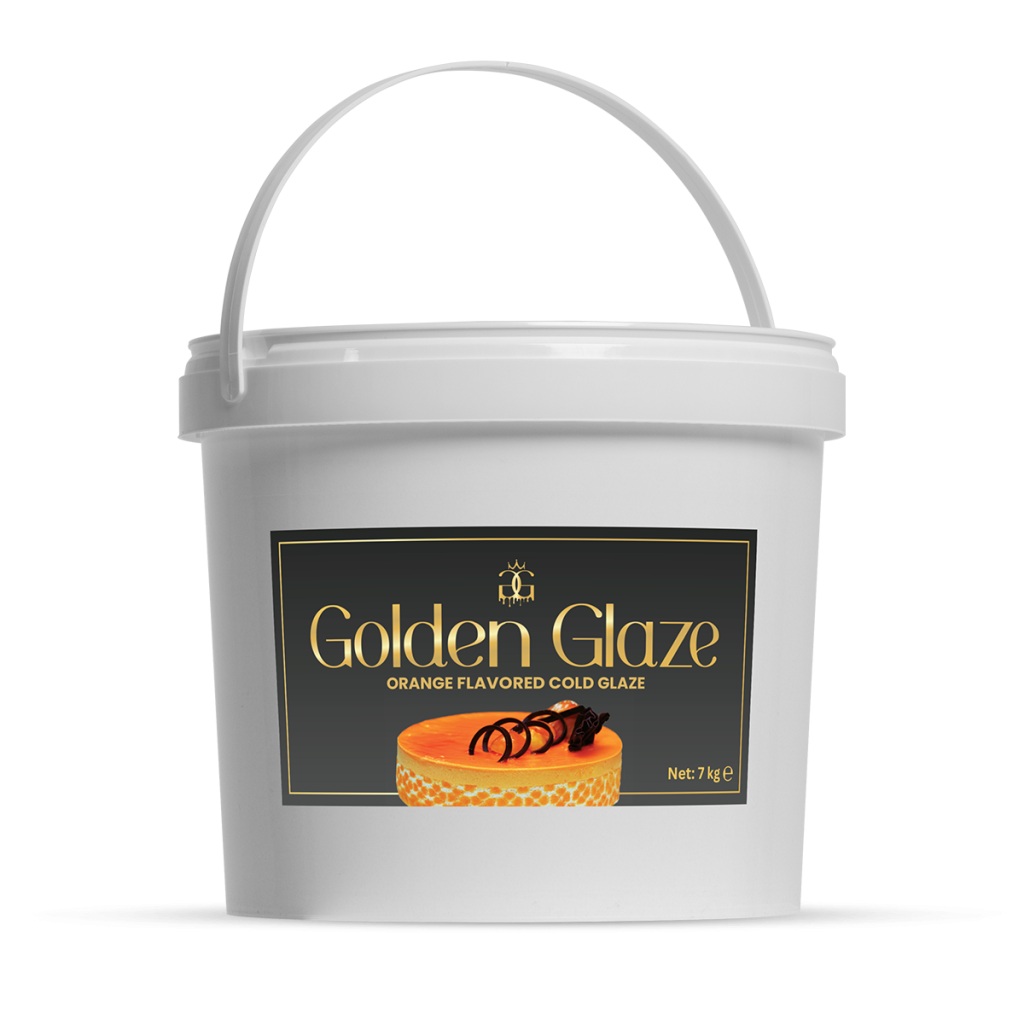Orange Flavoured Cold Glaze - Golden Glaze